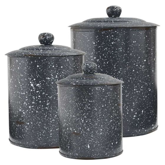 Granite Enamelware Canisters Set