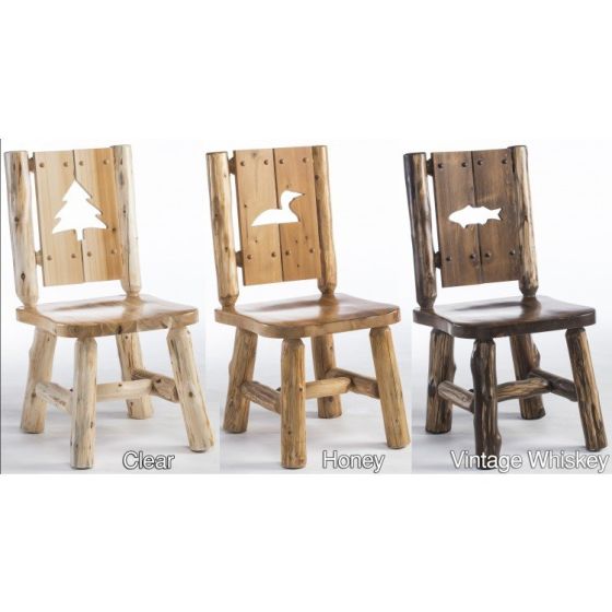 Cedar Lake Solid Wood Log Computer Desk