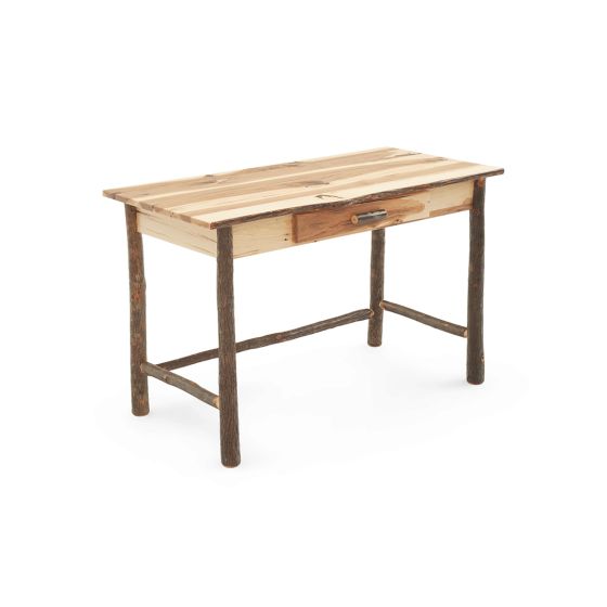 Hickory Desk with Drawer