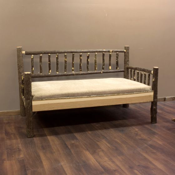 Rustic Hickory Log Daybed