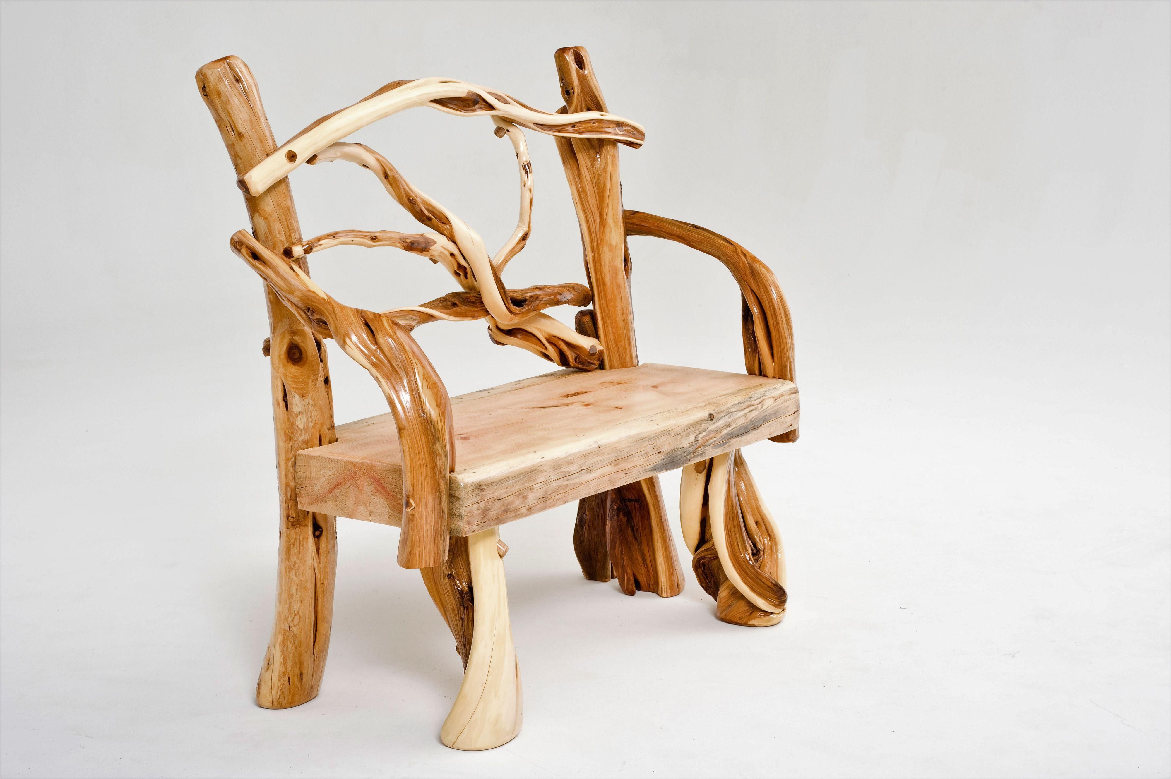 Rustic Juniper Bench