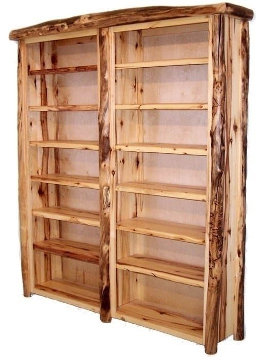 Log Cabin Style Bookcase