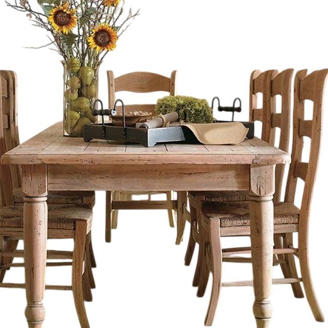 primitive dining table