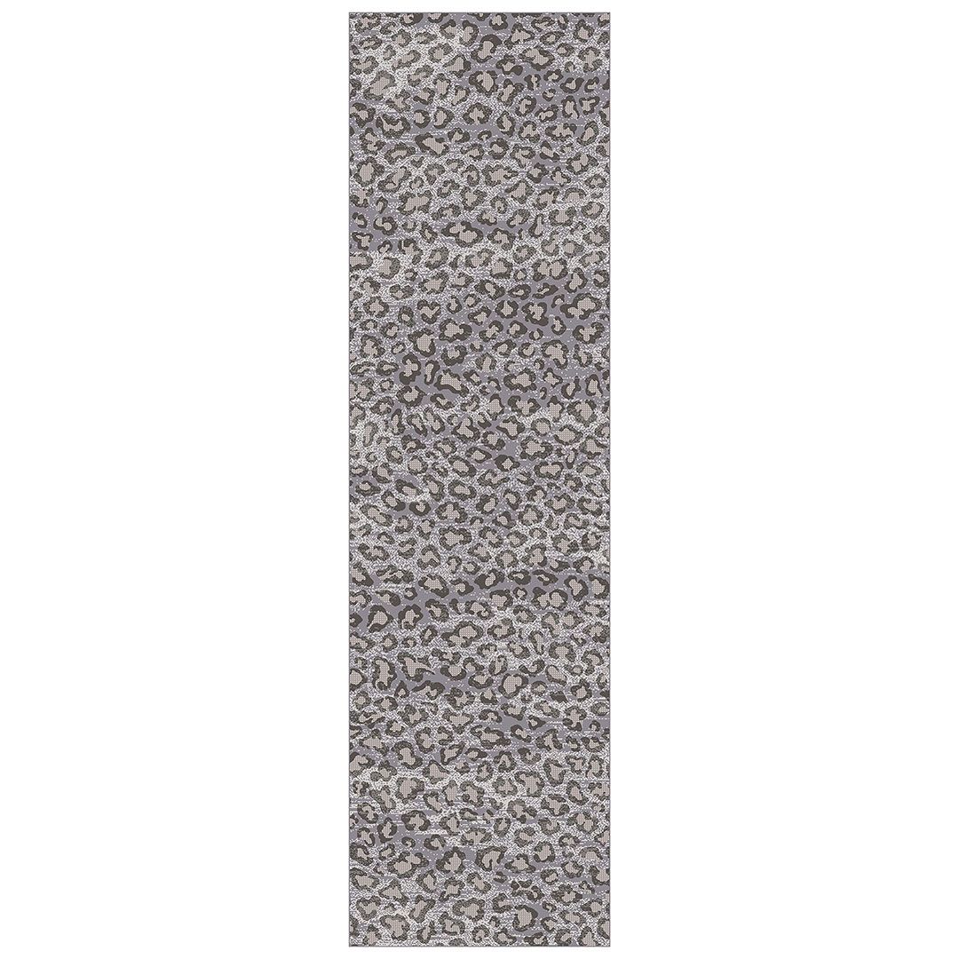 Snow Leopard Runner Rugs- Cabin Rugs
