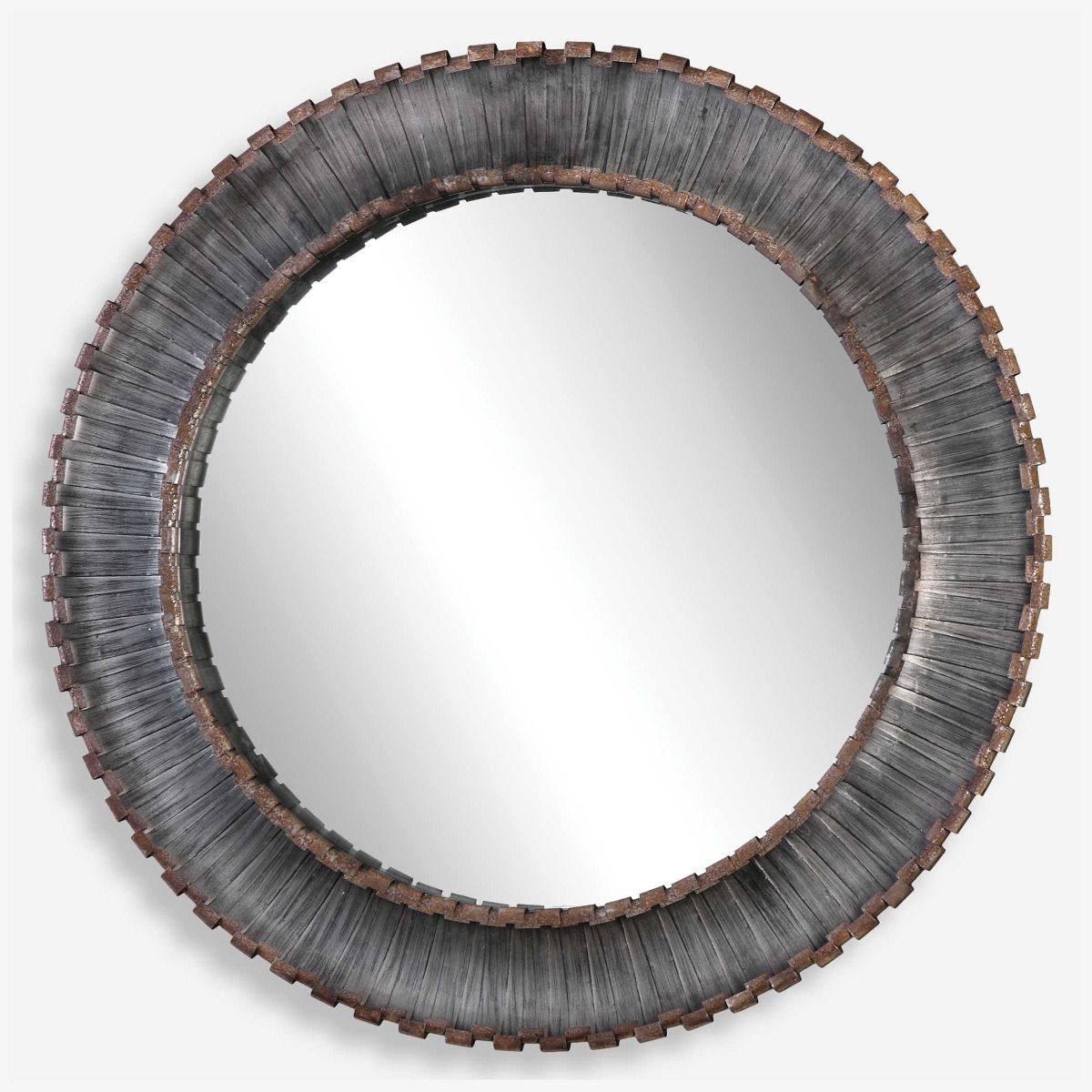 Tanaina Forged Round Mirror