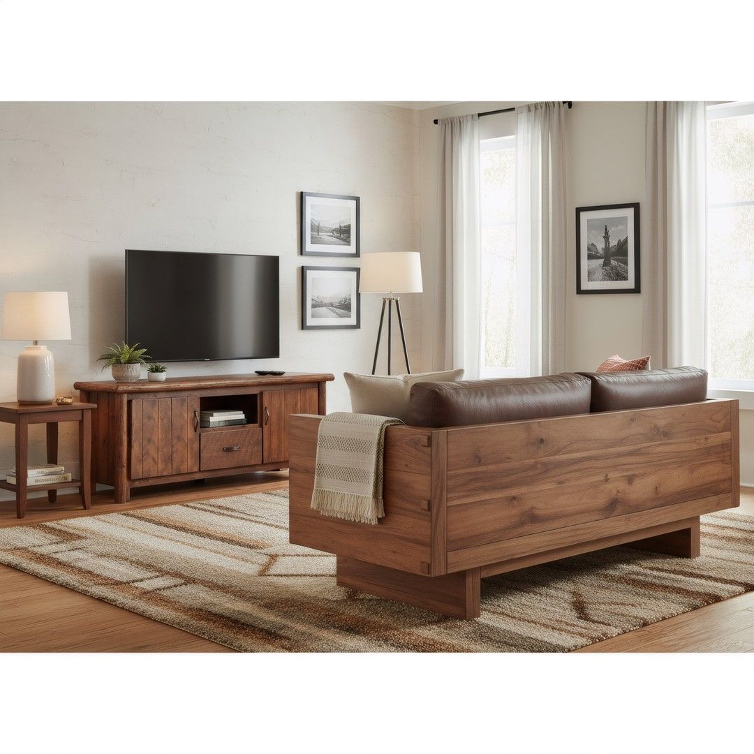 Olde Towne Rustic TV Entertainment Center