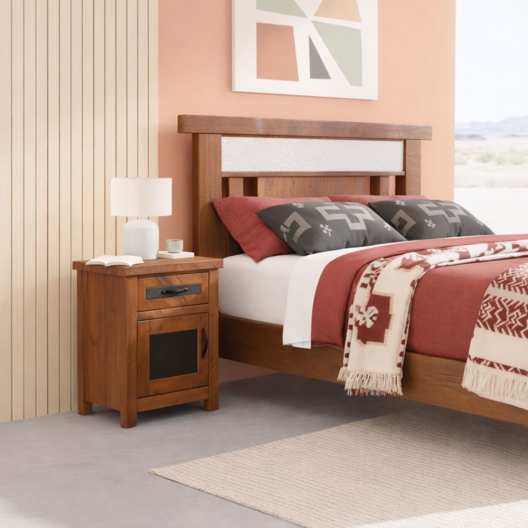 Rustic Ranchero Enclosed Nightstand