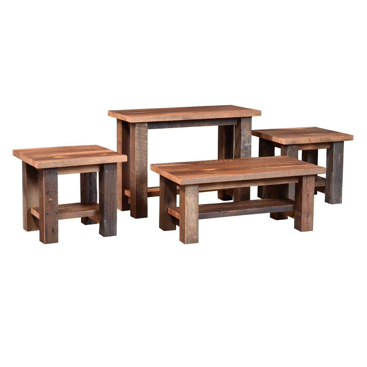 Almanzo Pioneer Barn Wood End Tables