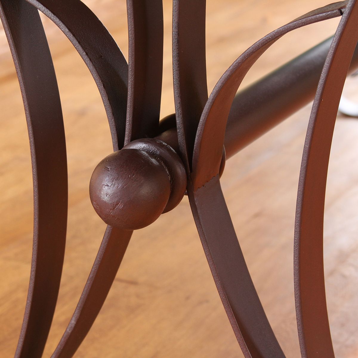 Antique Forged Iron Barnwood Dining Table: Timeless Craftsmanship