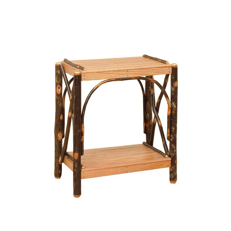 Saranac Hickory 2 Tier End Table