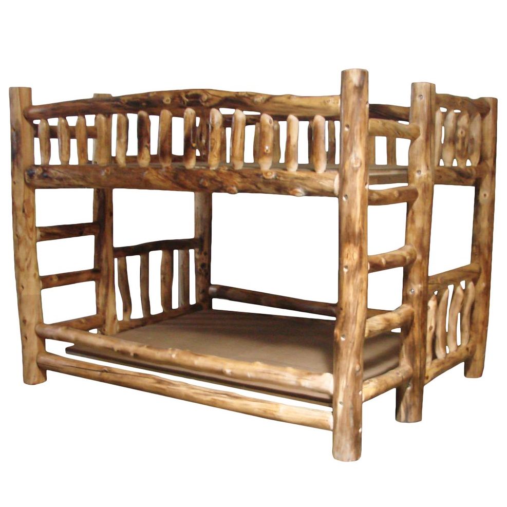 Beartooth Aspen Log Bunk Beds