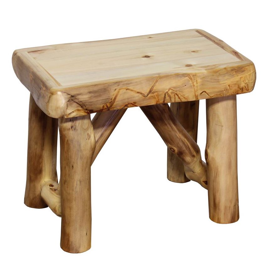 Beartooth Aspen Log Benches