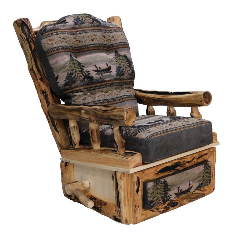 Aspen Log Rocking Recliner