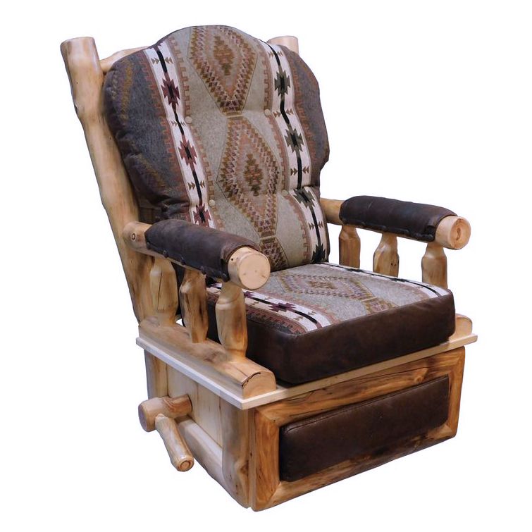 Aspen Log Rocking Recliner