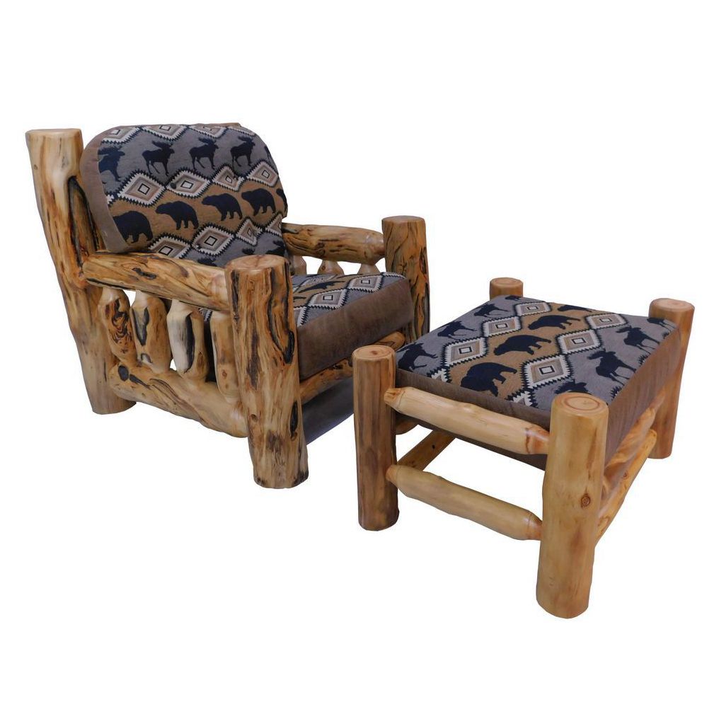 Beartooth Aspen Log Chair