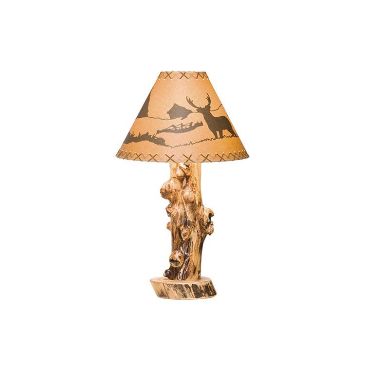 Rustic Colorado Aspen Table Lamp