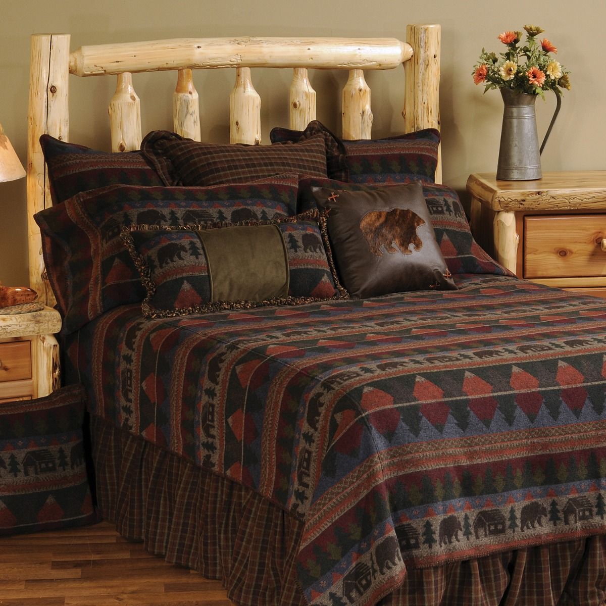 brown bear comforter