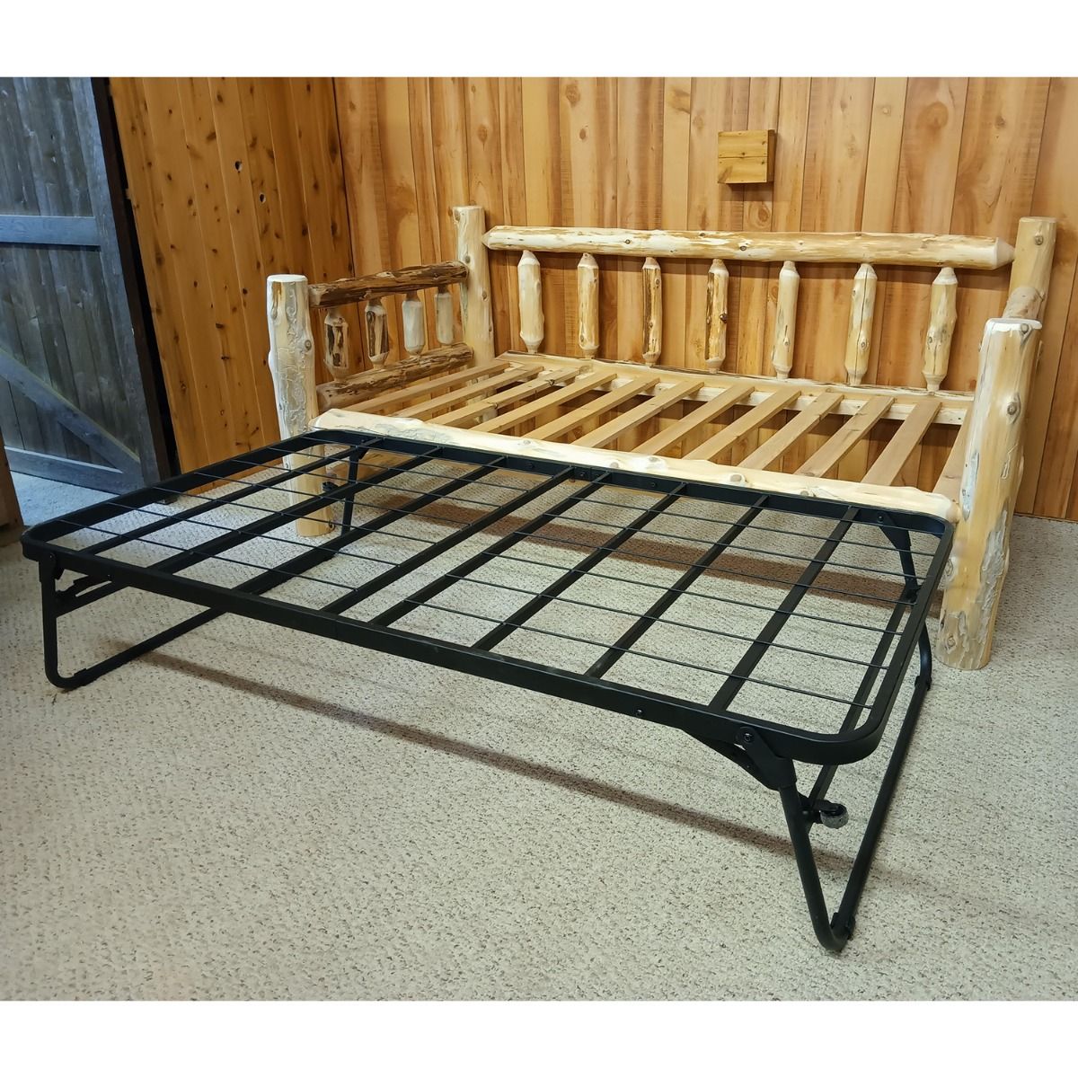 Rustic Cedar Log Day Bed