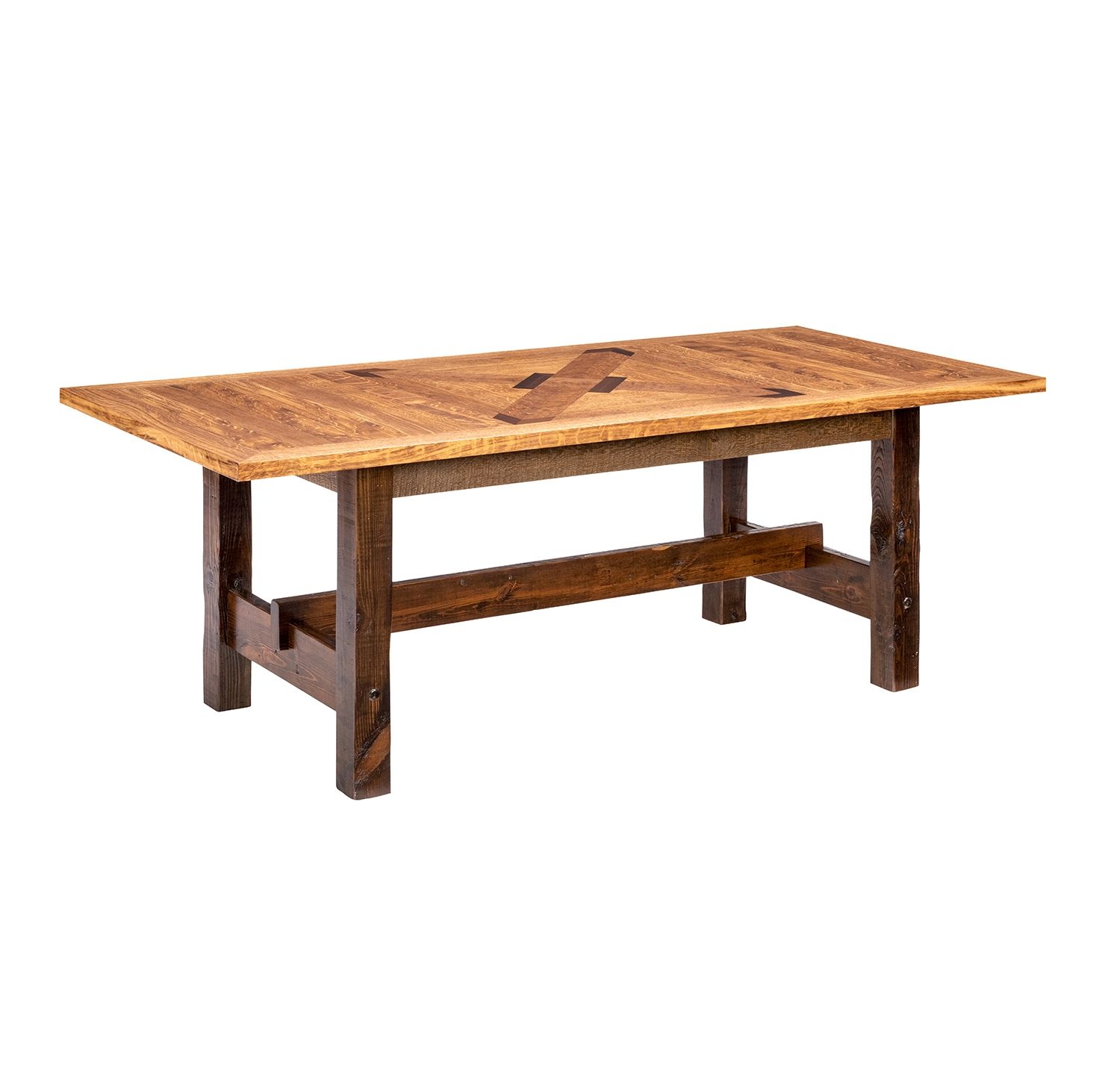 Natural Wood Chateau Dining Table