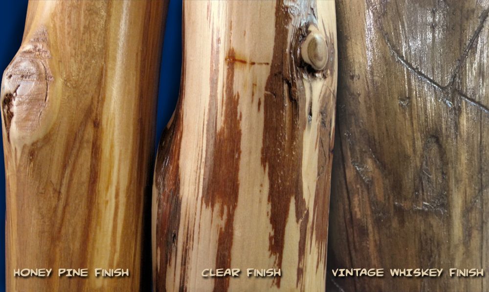 Aspen Log Writing Desk with Drawer