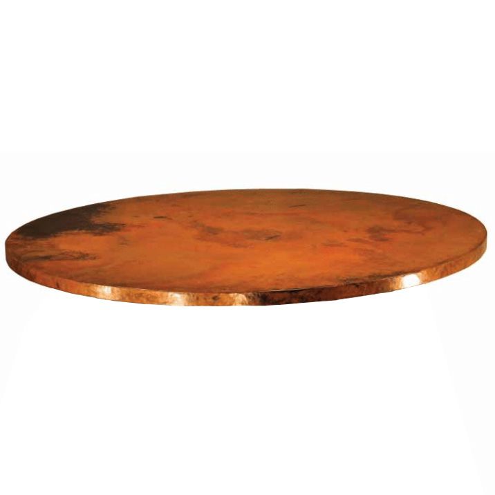 Hand Hammered Round Copper Table Top
