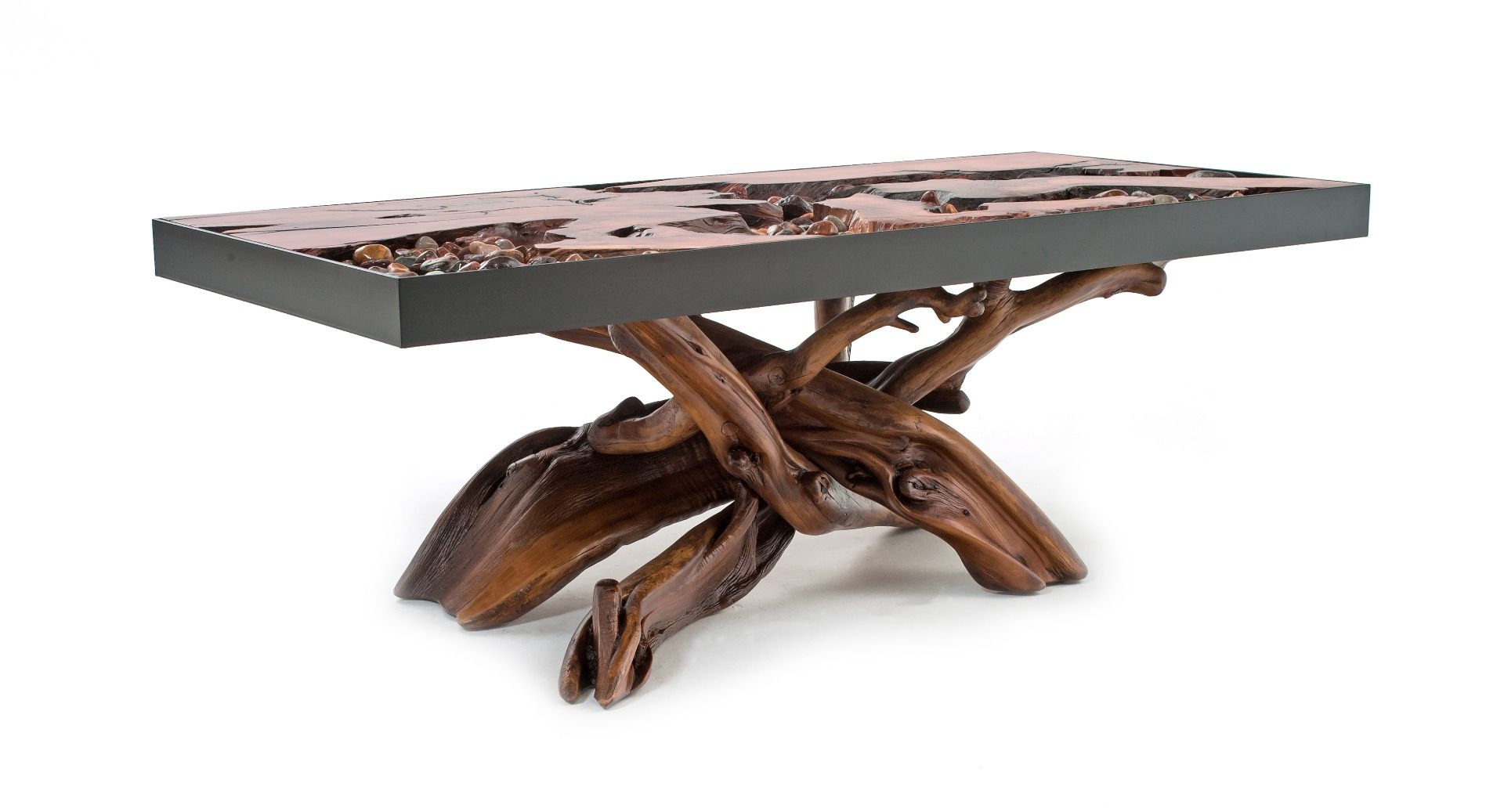 A River Runs Through It Juniper & Redwood Coffee Table