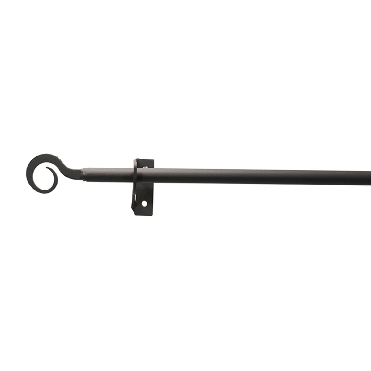 Wrought Iron Curl Curtain Rod