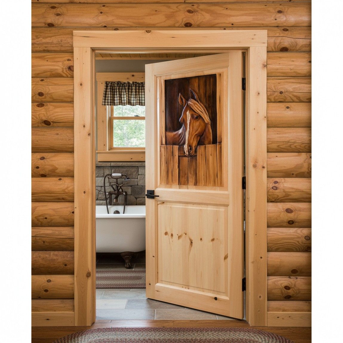 rustic solid wood doors