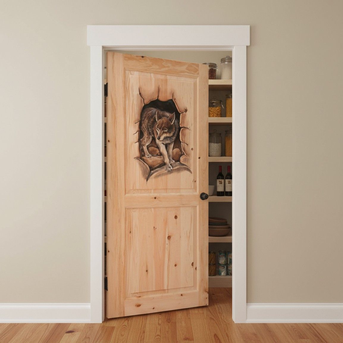 rustic solid wood doors