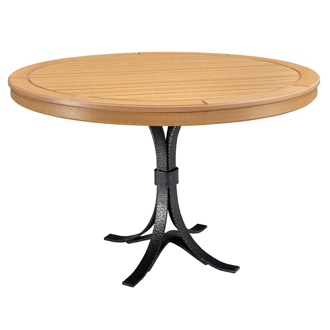 Everwood Signature Round Poly Dining Table