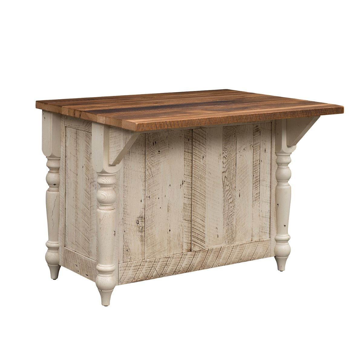 Classic Farmhouse Barn Wood Kitchen Islands