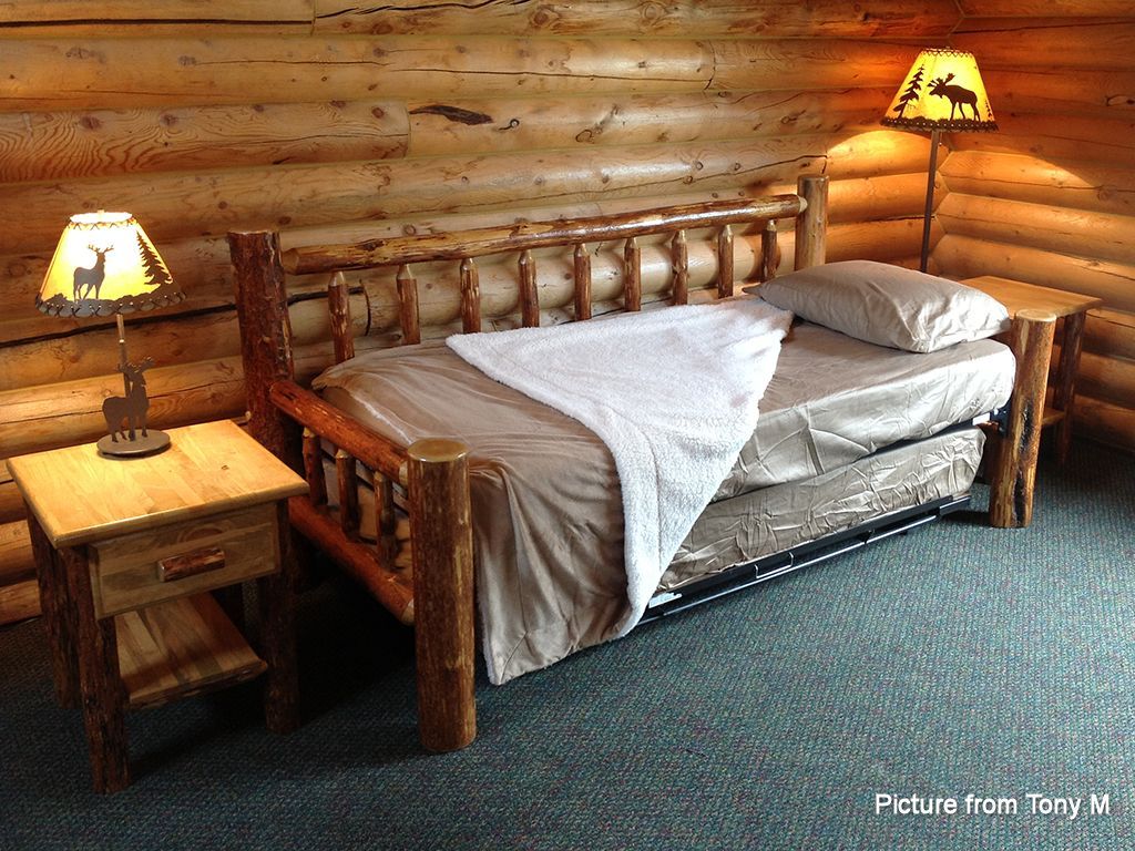 Rustic Glacier Country Pine Log Daybed