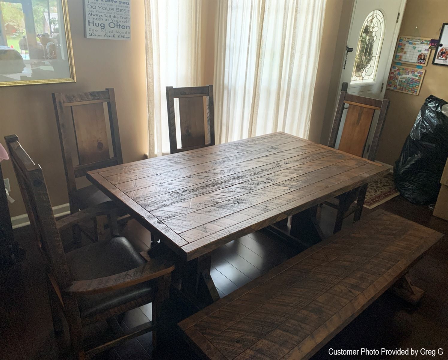 Timber Haven Rustic Dining Table 253000