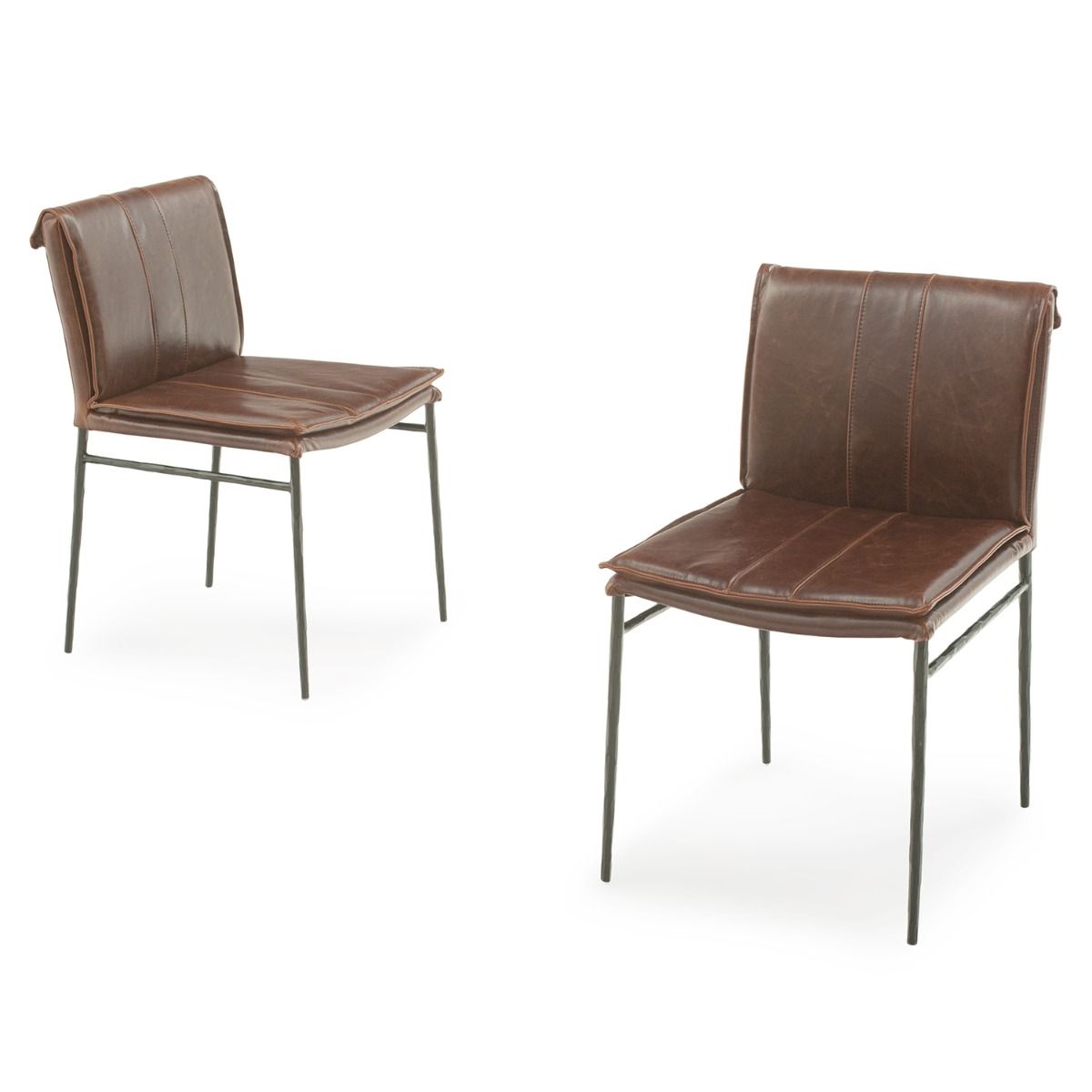 Hawthorne Iron & Upholstered Dining Chair