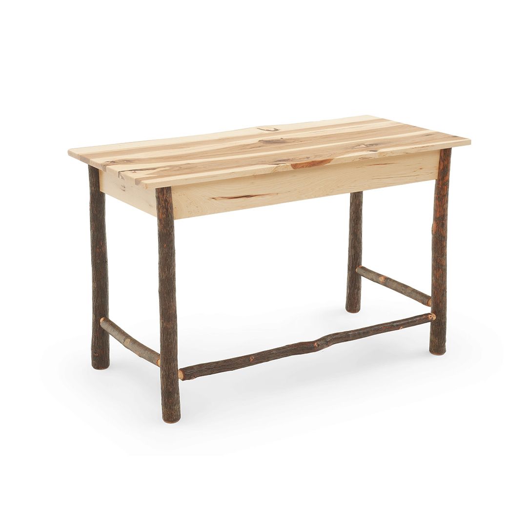 Hickory Desk with Drawer