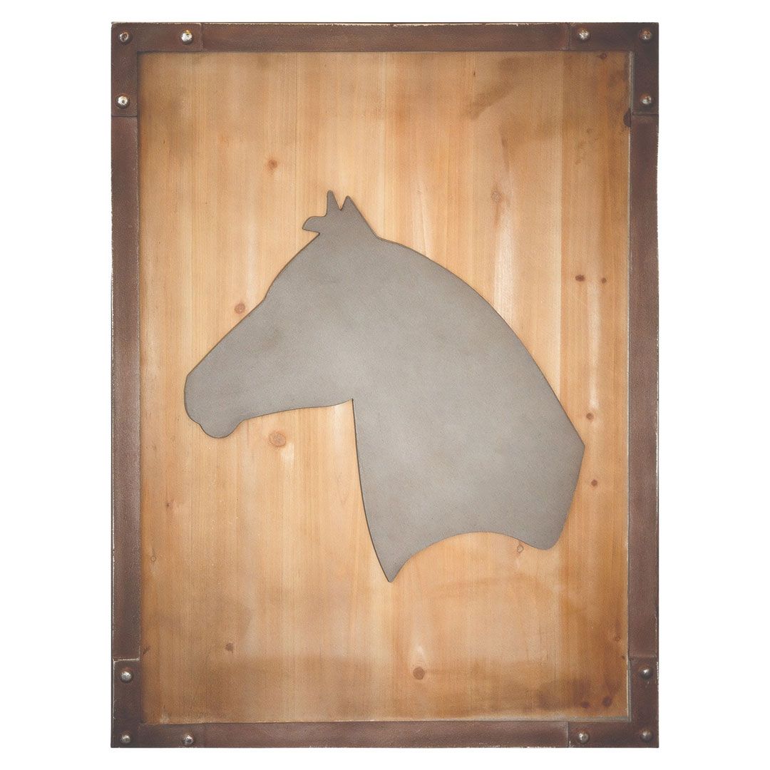 Horse Rusty Metal Wall Décor