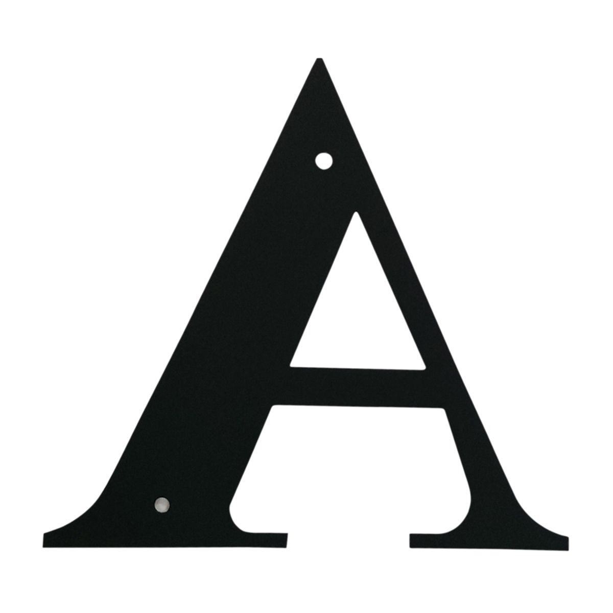 Wrought Iron House Letter A