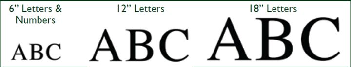 Wrought Iron House Letter A