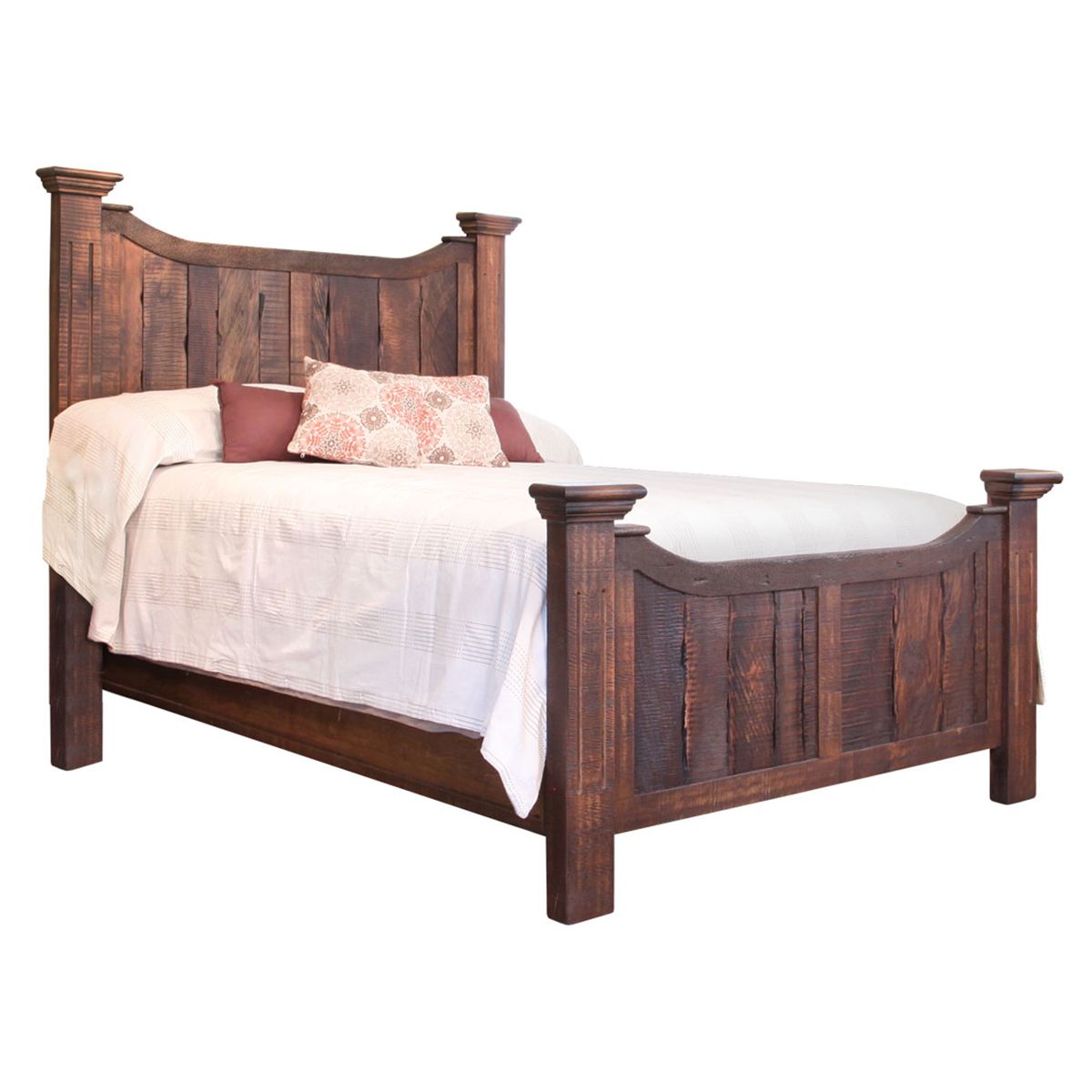 Maderia Rustic Barnwood Bed