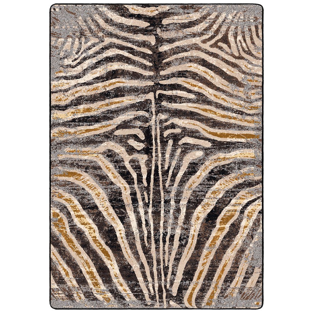 Midnight Zebra Rug Collection - Cabin Rugs
