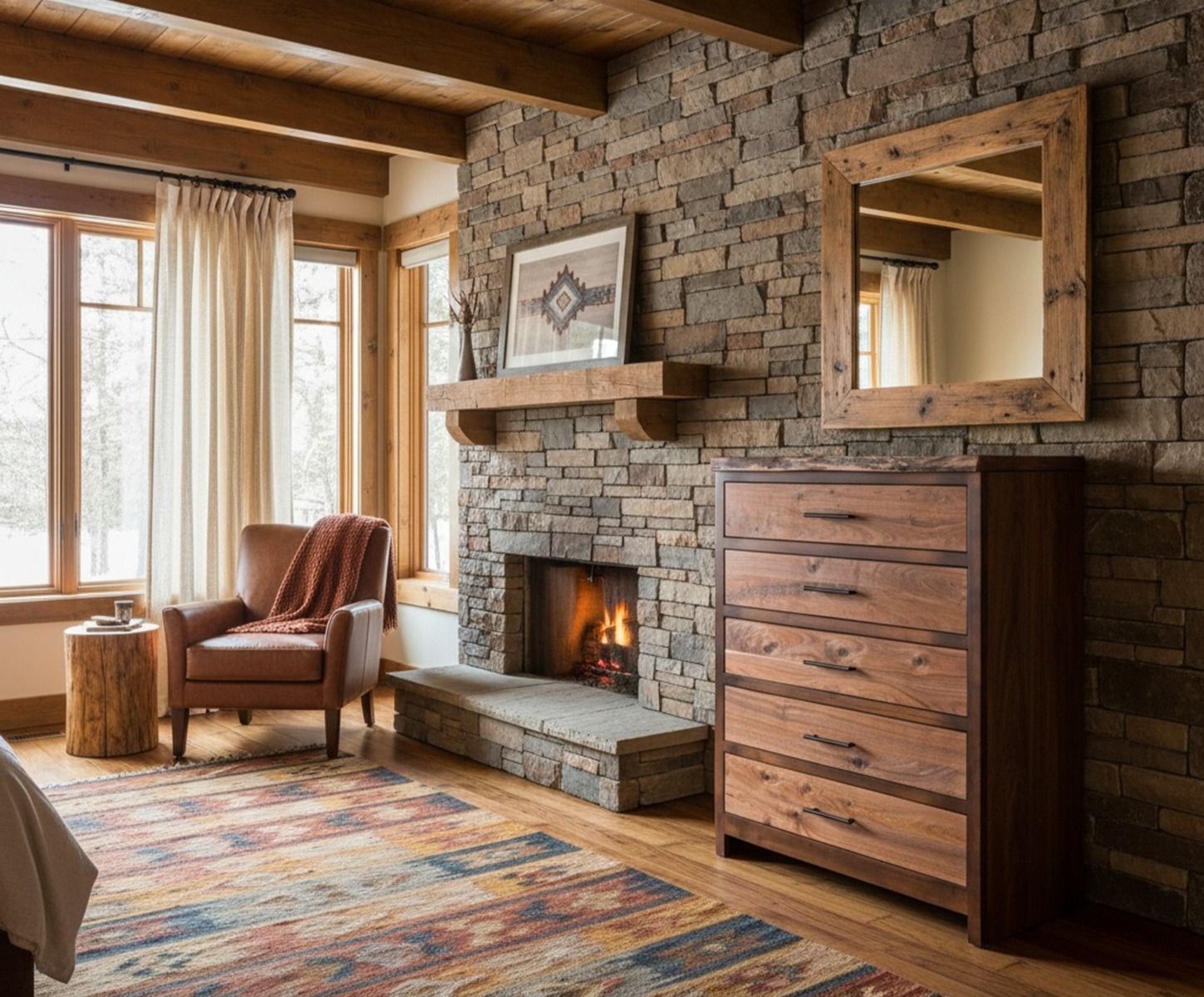 Live Edge Chest of Drawers