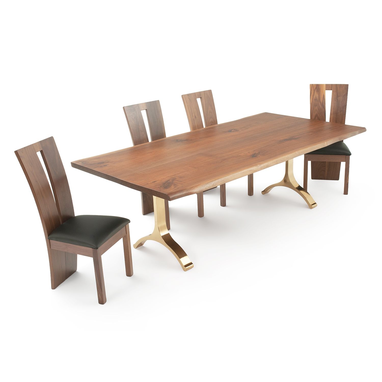 crescent dining table