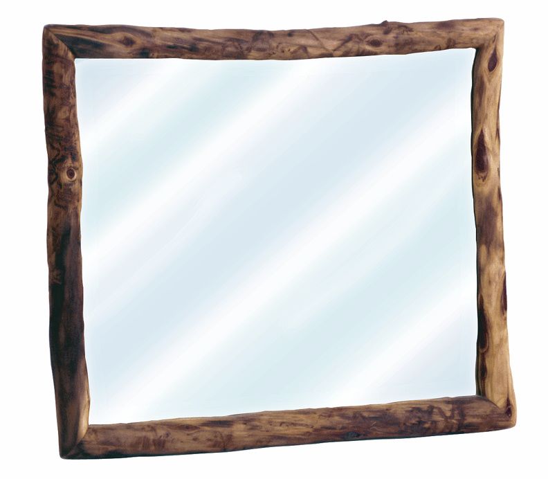 Aspen Mountain Log Wall Mount Mirror