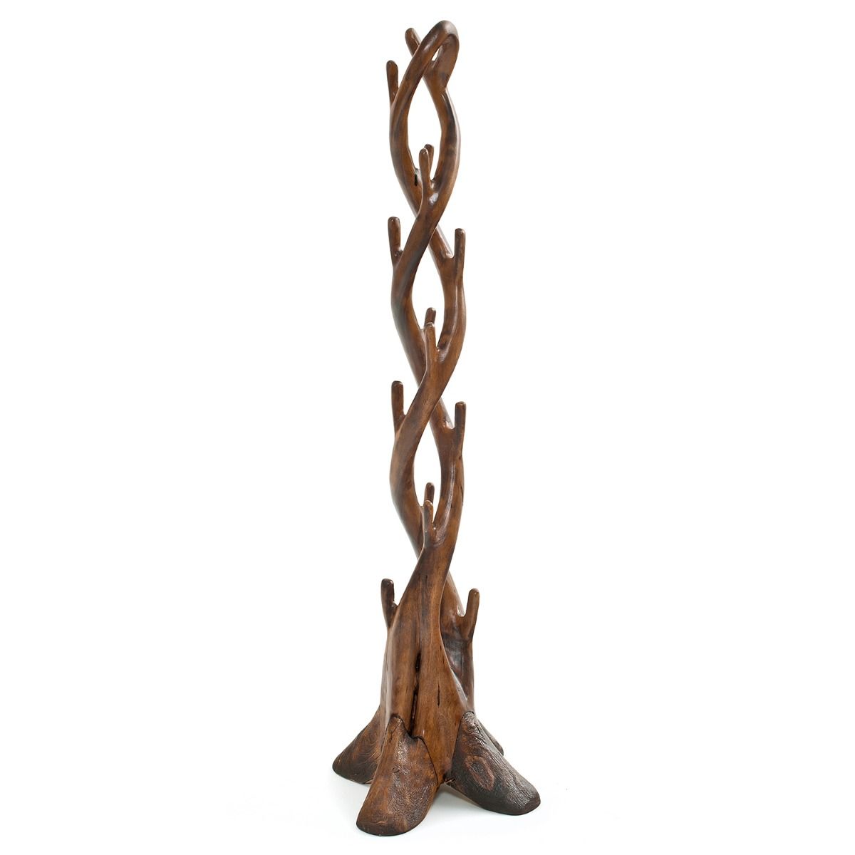 Natural Free Form Log Coat Rack