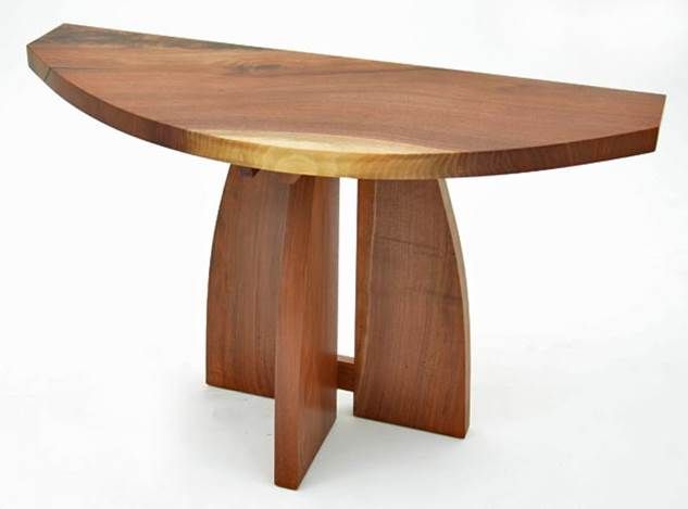 Natural Furniture Modern Slab Console Table