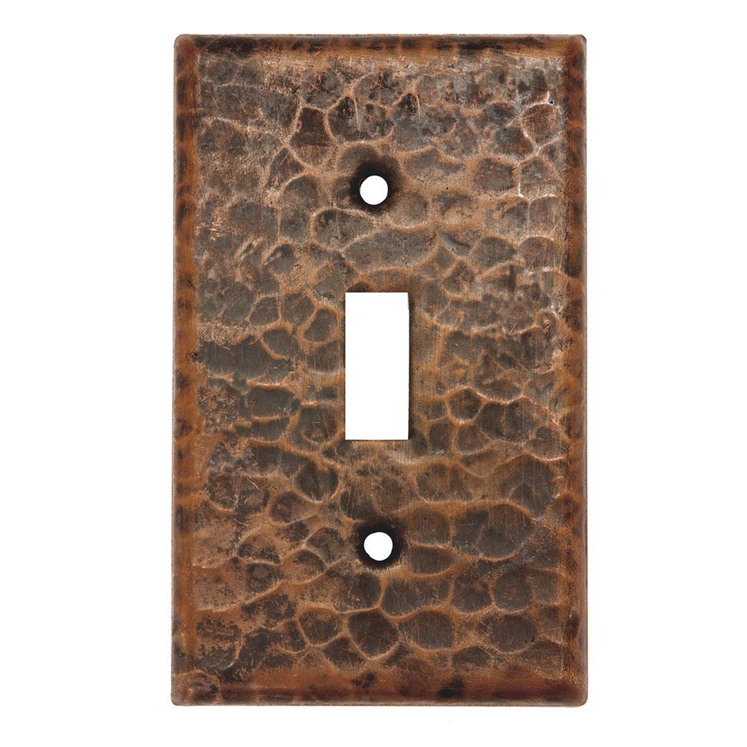Copper Switchplate Single Toggle Switch Cover