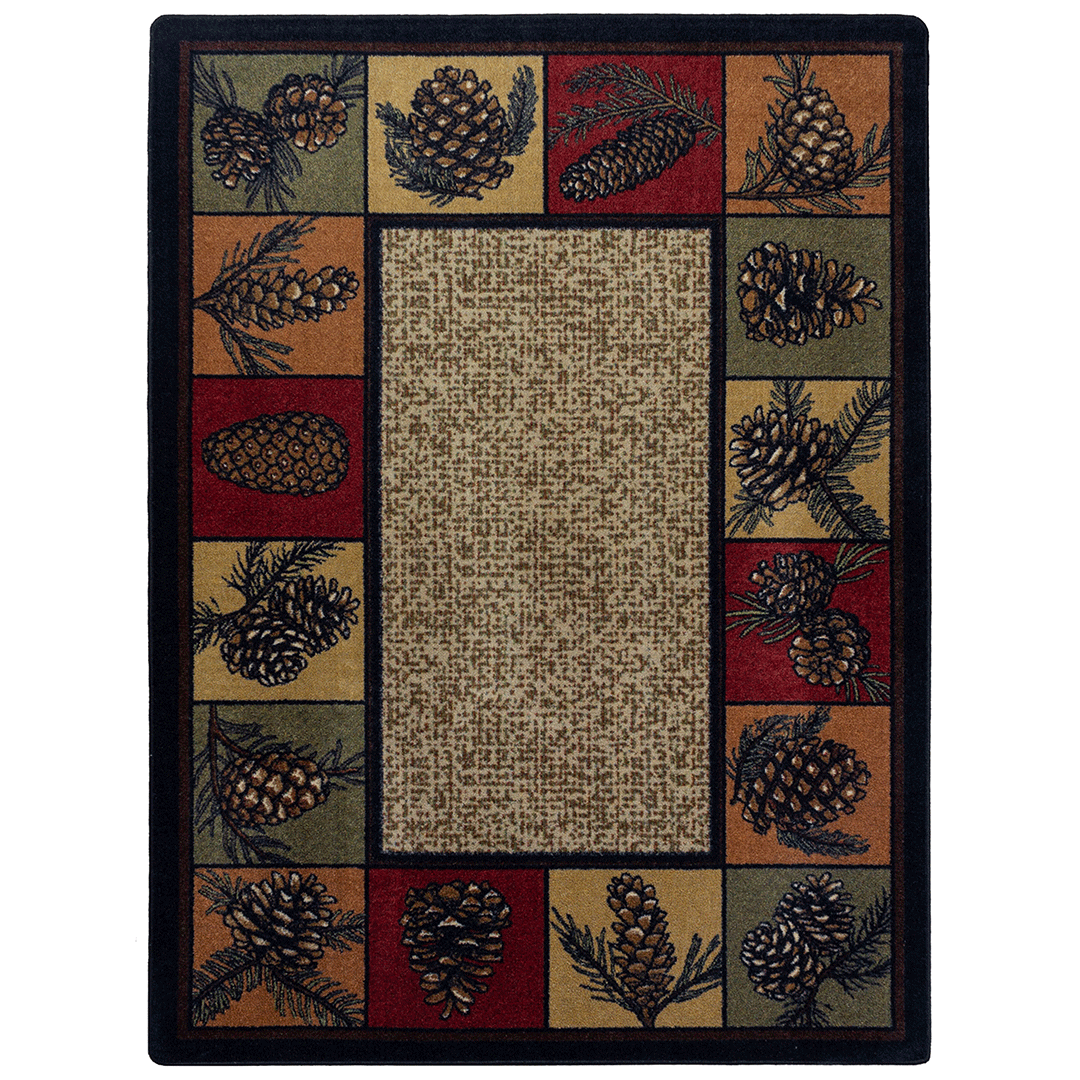 Kindred Cones Rug Collection - Cabin Rugs