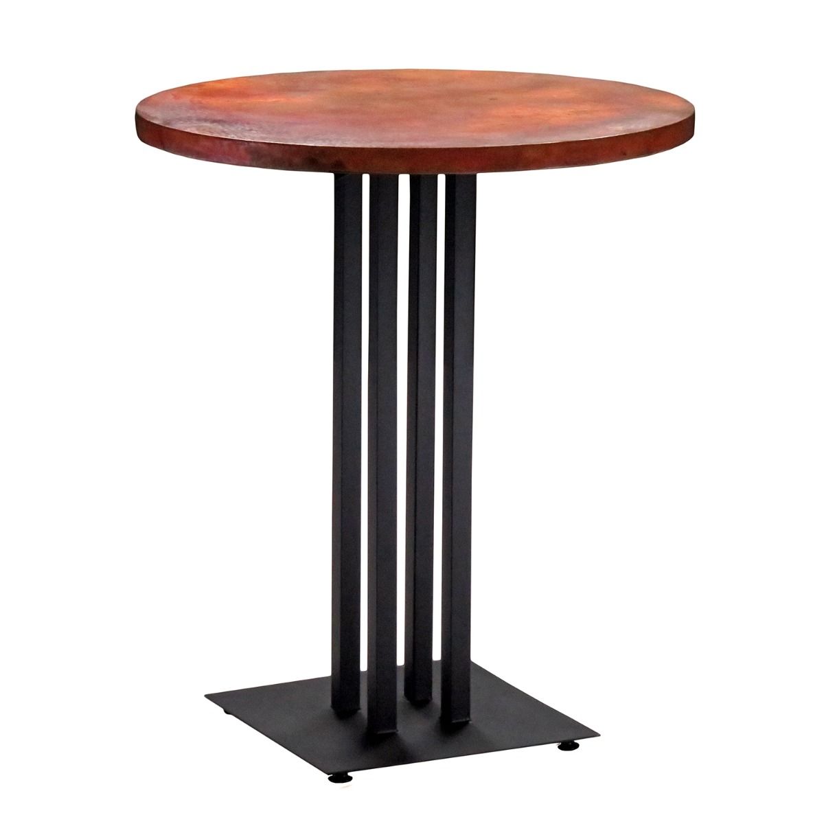 copper top pub table
