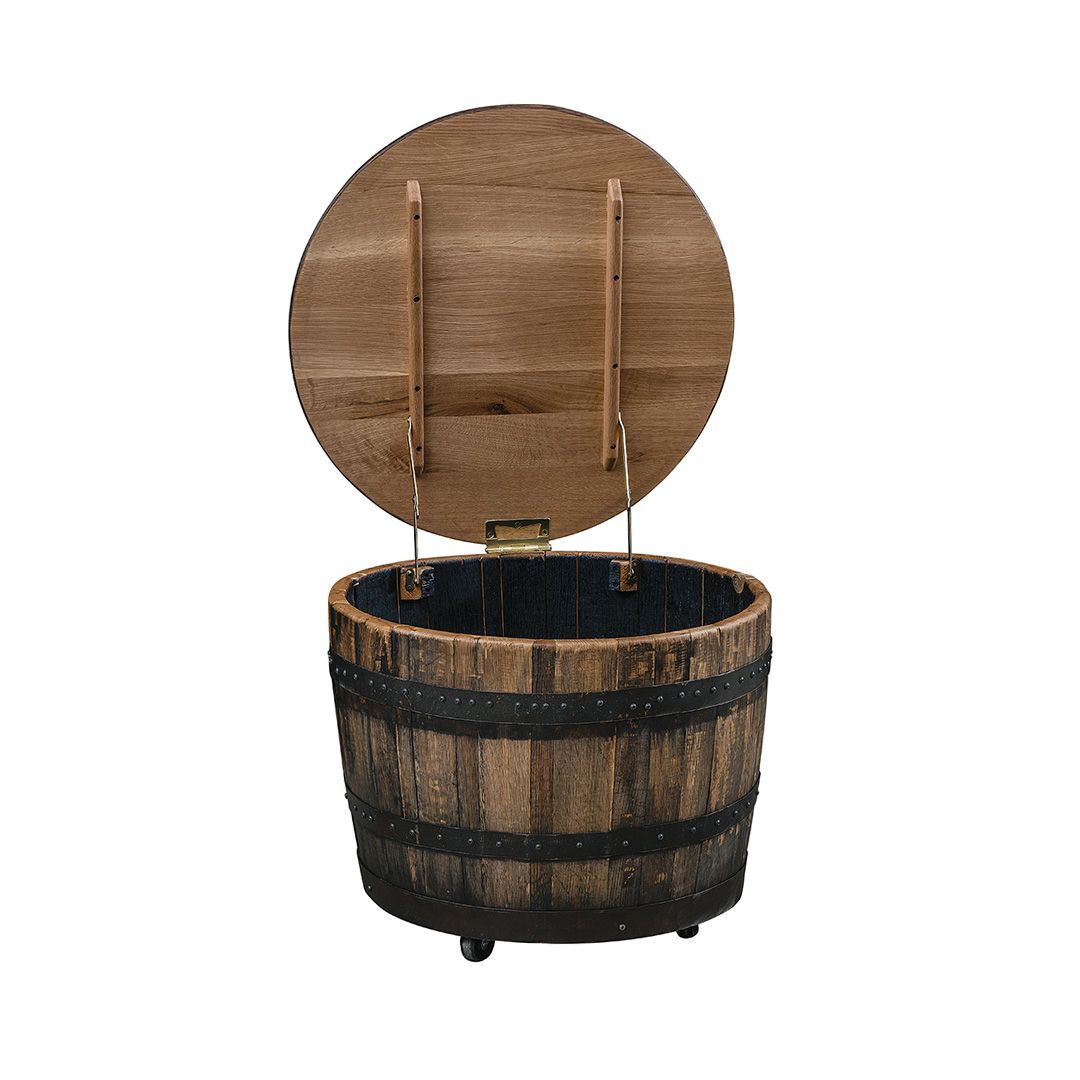Half Barrel Storage Chest