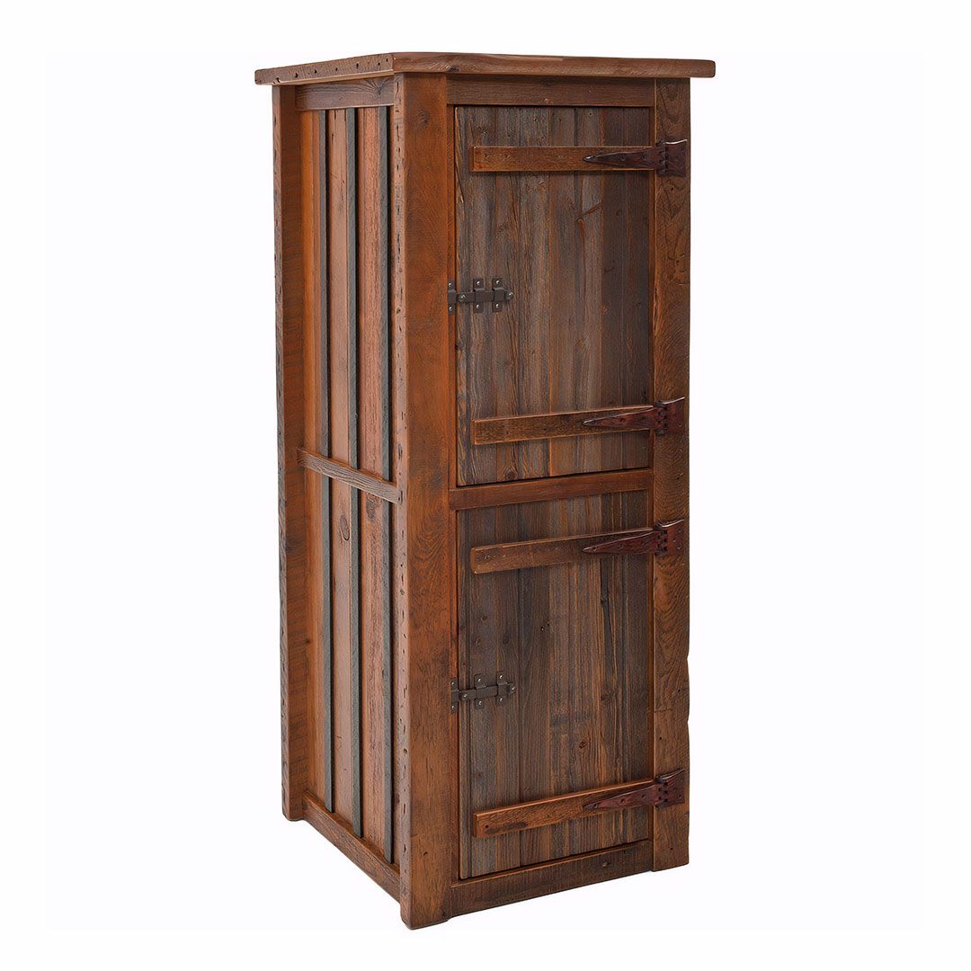 rustic linen cupboard